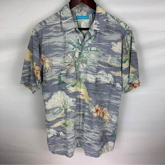 Tori Richard | Shirts | Tori Richard Hawaiian Shirt Mens Medium All ...